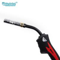 China KR350 Copper Plated Air Cooled 500A DC Flexible Swan Neck Skyintej MIG Torch Black Hand Grip CO2 Welding Equipment for sale