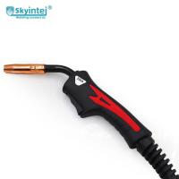 China Skyintej Euro 200A MIG Torch Copper Plated Air Cooled Flexible Swan Neck High Temp Resistant Welding Accessories for sale