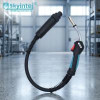 China Mig Welding Torch 24KD Carbon Dioxide 220V Copper Plated Flexible Swan Neck Air Cooled for sale