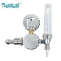 China Argon CO2 Gas Flowmeter CGA580 Welding Regulator Heavy Duty Brass Pressure Regulator for TIG MIG Welding Machine Parts for sale
