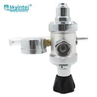 China Energy Saving Argon Regulator SKYINTEJ GH-25 CO2 Gas Flowmeter 25L/min Brass Pressure Regulator for TIG MIG Shielded Welding for sale