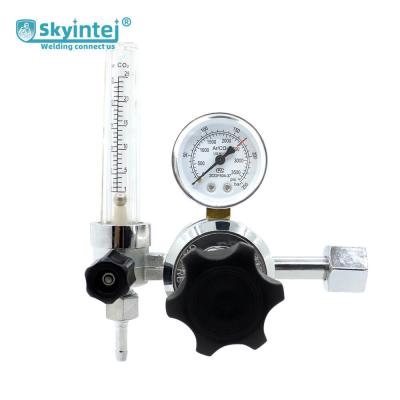 China Energy Saving Argon Regulator SKYINTEJ GH-25 CO2 Gas Flowmeter 25L/min Brass Pressure Regulator for TIG MIG Shielded Welding for sale