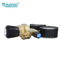 China Heavy Duty Argon CO2 Gas Regulator Forged Brass Shockproof Double Gauge for MIG TIG Welding Pressure Regulator for sale