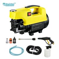 China Portable Electric Power Washer High Pressure Cold Water Cleaning Car Wash Machine Foam Motor 220V New Shop Home Use for sale