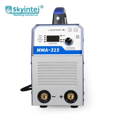 China Skyintej New 220V 200A Portable MMA-315 Welding Machine LED LEC Screen Display 7KVA 50% Duty Cycle IP21S Protection Construction for sale