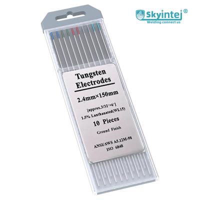China 2% Ceriated Tungsten Electrode WC20 Gray Tip 2.4mm 3/32