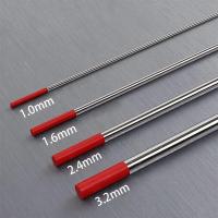 China TIG Welding Parts WT20 Thoriated Tungsten Needle Tungsten Electrode Argon Arc Welding Red Head Tungsten Needle 1.6/2.4/3.2mm for sale