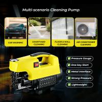 China Portable Electric Power Washer High Pressure Cold Water Cleaning Car Wash Machine Foam Motor 220V New Shop Home Use for sale