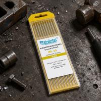 China 1.5% Lanthanated Gold Tip Tungsten Electrode 2.4mm TIG Welding Rod for Stainless Steel for sale
