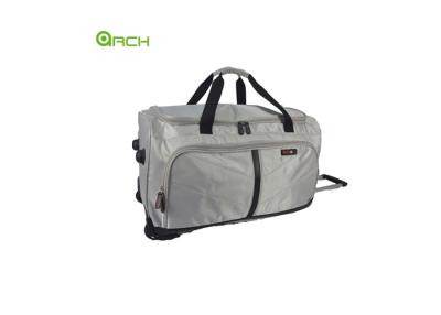 China Rolling Luggage Bag Tapestry Wheeled Duffel with one front big pocket for sale