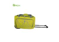 China Rolling Luggage Bag 600d Printing Wheeled Duffle with One Front Big Pocket for sale