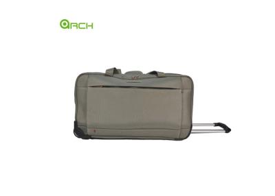 China Rolling Luggage Bag Tapestry Wheeled Duffle Bag with One Front Big Pocket for sale
