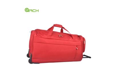 China Rolling Luggage Bag Tapestry Wheeled Duffle with One Front Pocket for sale