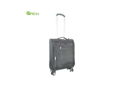 China 1680D Imitation Nylon Soft Sided Luggage with Two Front Pockets for sale