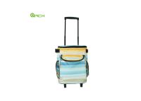 China Wheeled Cooler Bag with One Front Pocket and Two Side Pockets for sale