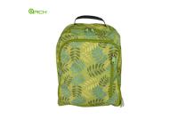 China Cheap Price 600D Printing Backpack with One big pocket and a small very vertical pocket for sale