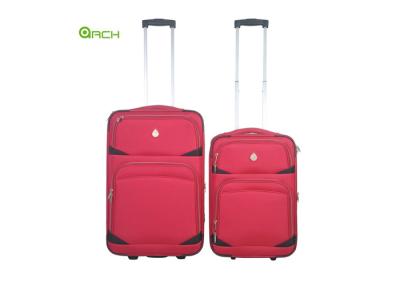 China 600D Polyester Trolley Case Luggage Bag Sets with Two Big Front Pockets for sale