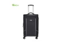 China Classic Tapestry Trolley Bag Soft Sided Luggage with Double Spinner Wheels for sale