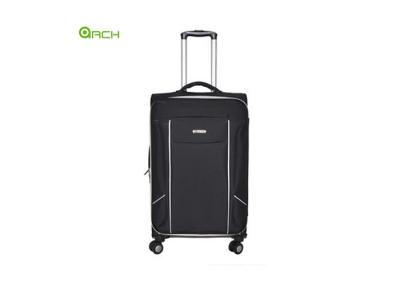 China Classic Tapestry Trolley Bag Soft Sided Luggage with Double Spinner Wheels for sale