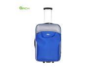 China Tapestry Soft Sided Luggage with One Front Pocket and Big Skate Wheels for sale