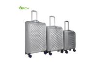 China Elegant PU Soft Sided Luggage with Double Spinner Wheels and Internal Trolley System for sale