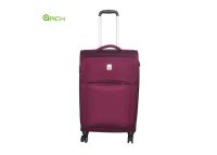 China Tapestry Soft Sided Luggage with Double Detachable Spinner Wheels and Internal Trolley System for sale