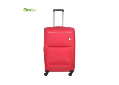 China 600D Polyester Trolley Case Soft Sided Luggage with Spinner Wheels for sale
