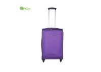 China 600D Polyester Trolley Case Soft Sided Luggage with Spinner Wheels for sale