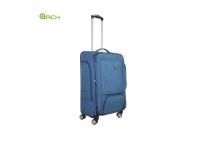 China Snowflake Suitcase Soft Sided Luggage with Spinner Wheels and New Style Front Pockets for sale