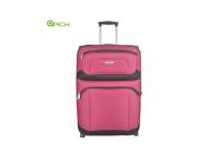 China 600D Polyester Trolley Case Luggage Bag Sets with Two Big Front Pockets and Skate Wheels for sale
