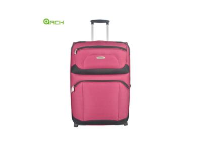 China 600D Polyester Trolley Case Luggage Bag Sets with Two Big Front Pockets and Skate Wheels for sale