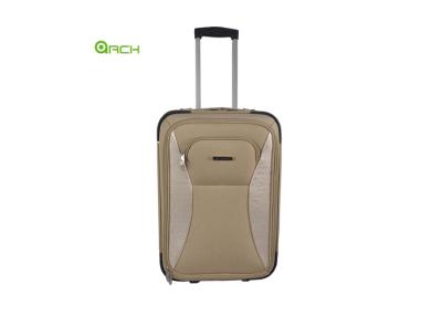 China 600D Polyester Lightweight Luggage Bag with One Big Front Pocket and Skate Wheels for sale
