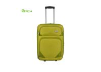 China 600D Polyester Lightweight Luggage Bag with Two Big Front Pockets and Skate Wheels for sale