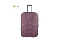 China Printing 600D Polyester Travel Trolley Lightweight Luggage Bag with Expander for sale