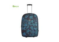 China Printing Round Shape Travel Trolley Lightweight Luggage Bag with Skate Wheels for sale