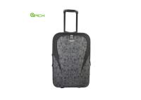 China Printing 600D Polyester Travel Trolley Lightweight Luggage Bag with Skate Wheels for sale