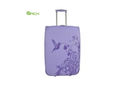 China 600D Polyester Travel Trolley Lightweight Luggage Bag with Skate Wheels and Padded Handles for sale