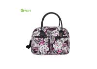 China Printing 600D Duffle Travel Shopping Bag with Two Front Pockets for sale