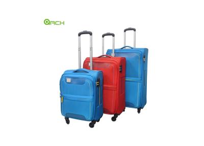 China Manufacturer 3PCS Set Travel Trolley Lightweight Luggage Bag with Two Front Pockets for sale