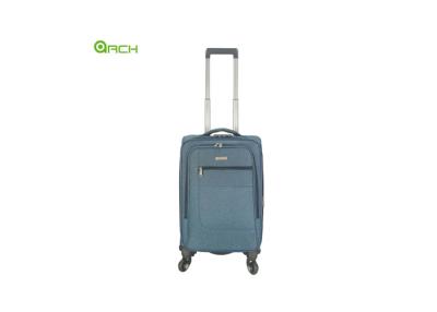 China Expandable Luggage with Spinner Wheels and Two Pockets for sale