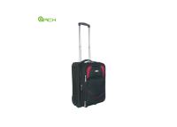 China Trolley Travel Suitcase with Two Front Pockets and Skate Wheels for sale