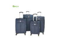 China Expandable Trolley Luggage with Spinner Wheels and Two Big Pockets for sale
