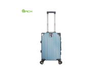 China Manufacturer ABS Trolley Hard Sided Luggage with Spinner Wheels and Aluminium Framer for sale