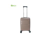 China Supplier PP Hard Sided Travel Trolley Luggage with Double Spinner Wheels for sale