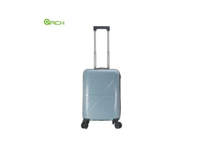 China Factory Price PP Hard Sided Travel Trolley Luggage with Double Spinner Wheels for sale