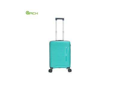 China Manufacturer PP Trolley Travel Luggage with double spinner wheels and retractable carry handles for sale