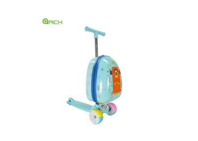 China Factory Price KIDS Trollley Hard Sided Luggage with Scooter for sale