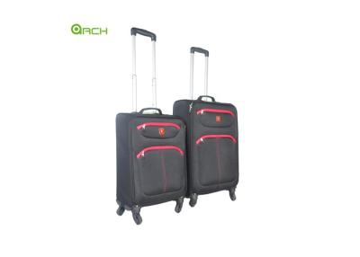 China Spinner Wheels Tapestry Material Travel Trolley Case for sale