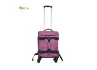China Snowflake Polyester 18 Inch 4 Spinner Wheel Luggage for sale