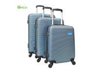 China Iron Trolley ABS PET Trolley Hard Sided Luggage for sale
